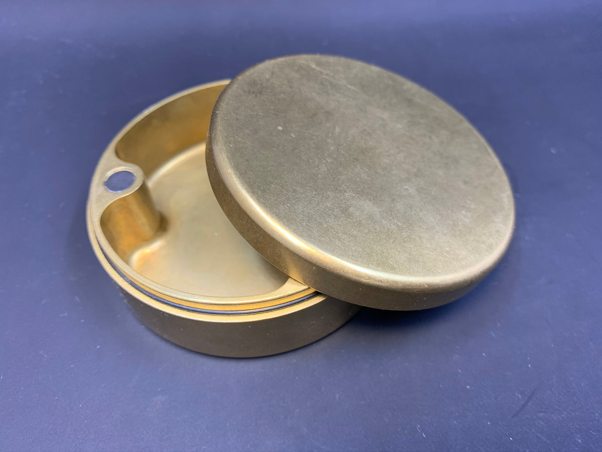 HogDoggins.com | Naval Brass Pocket Puck Storage Container